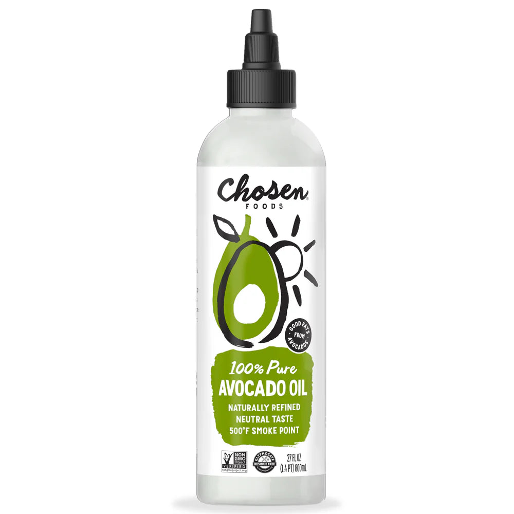 Chosen Foods 100% Pure Avocado Oil Squeeze Bottle, 27 oz – Veruca San Elijo
