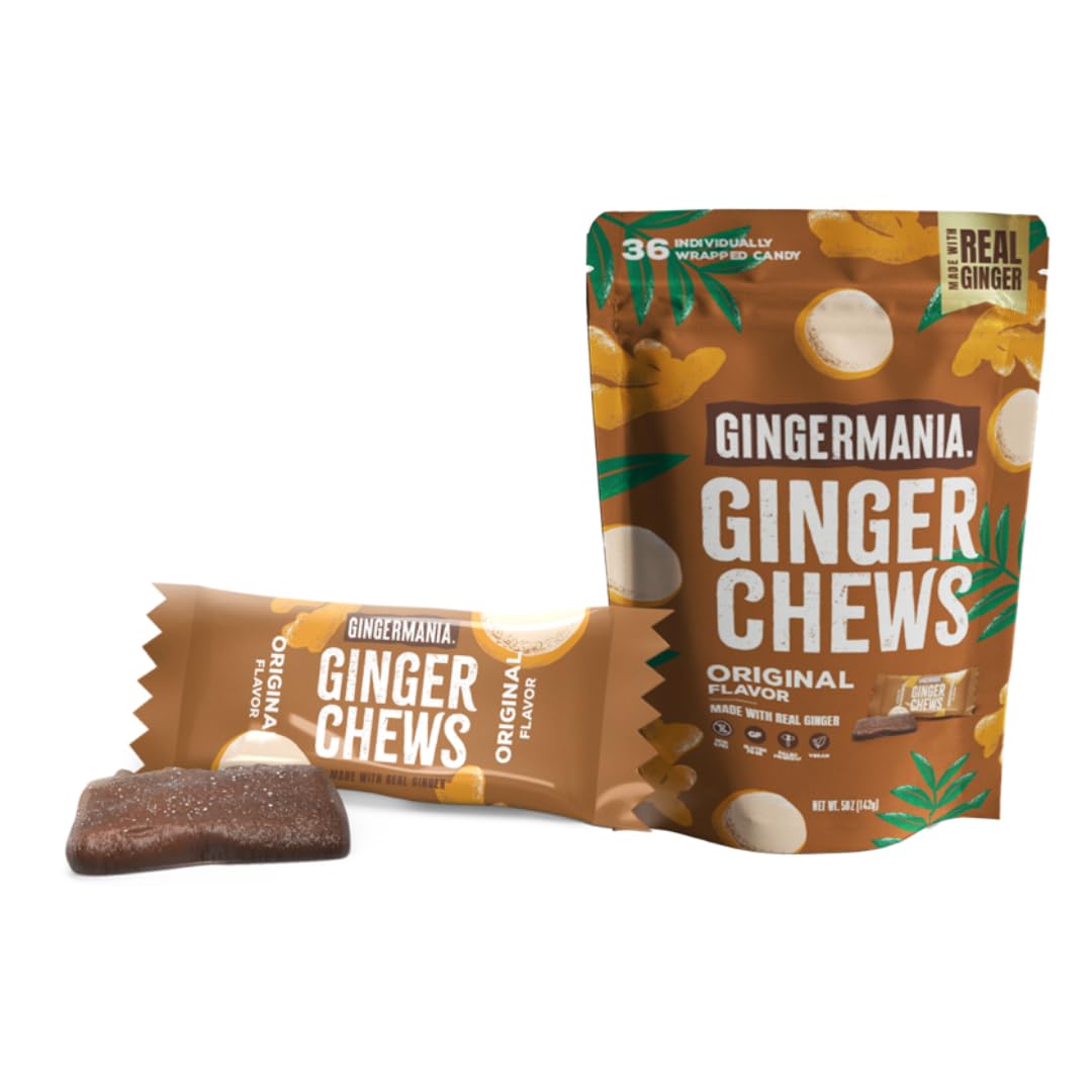 Gingermania Ginger Chews Original Flavor, 50 oz – Veruca San Elijo