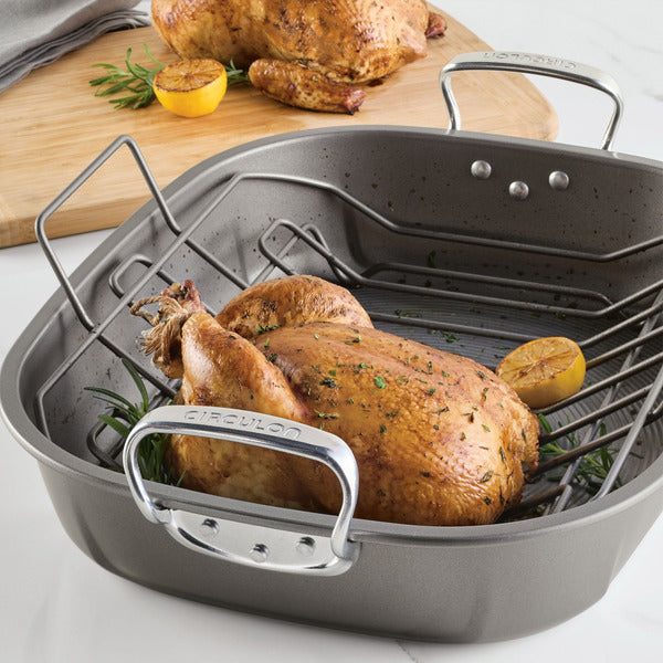 Circulon Nonstick Oval Roaster with Rack – Veruca San Elijo